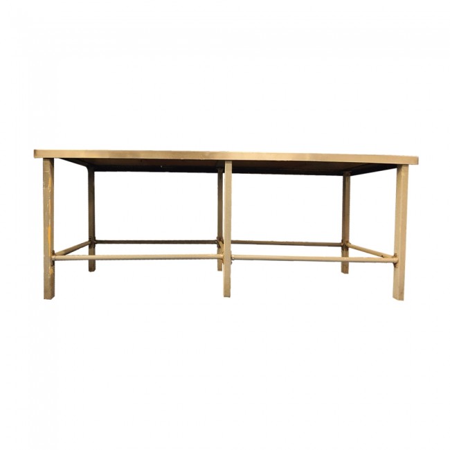 Large stainless steel heavy duty table
