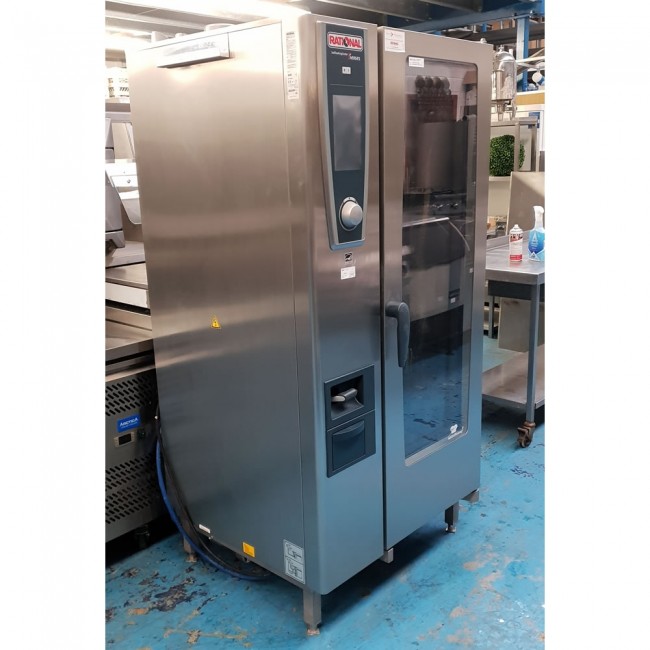 Used Rational 20 Grid White Efficiency SCC Combi Oven, Gas